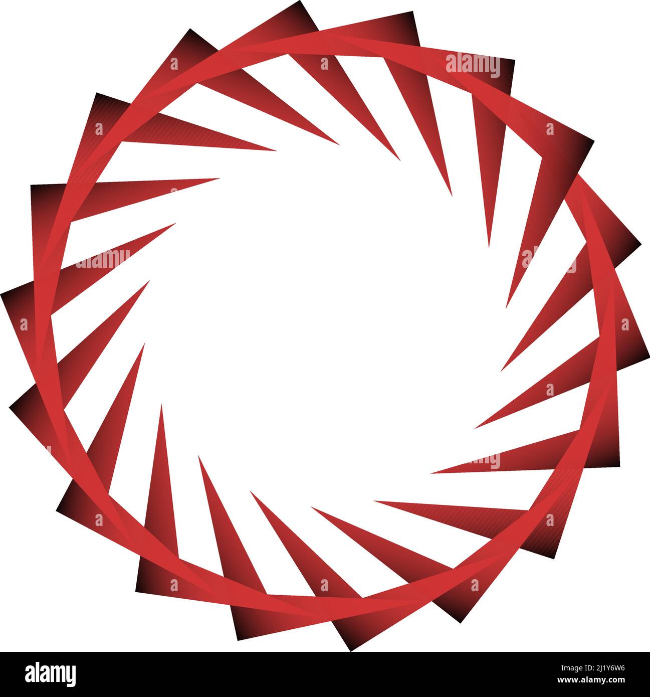 Geometric circular, cycle icon. Spiral, swirl, twirl design element ...