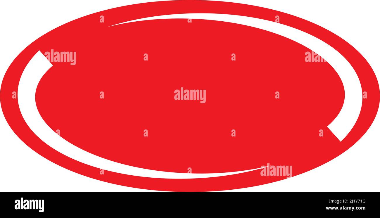 Ellipse, oval, circle frame, border, banner icon. Price tag, label ...