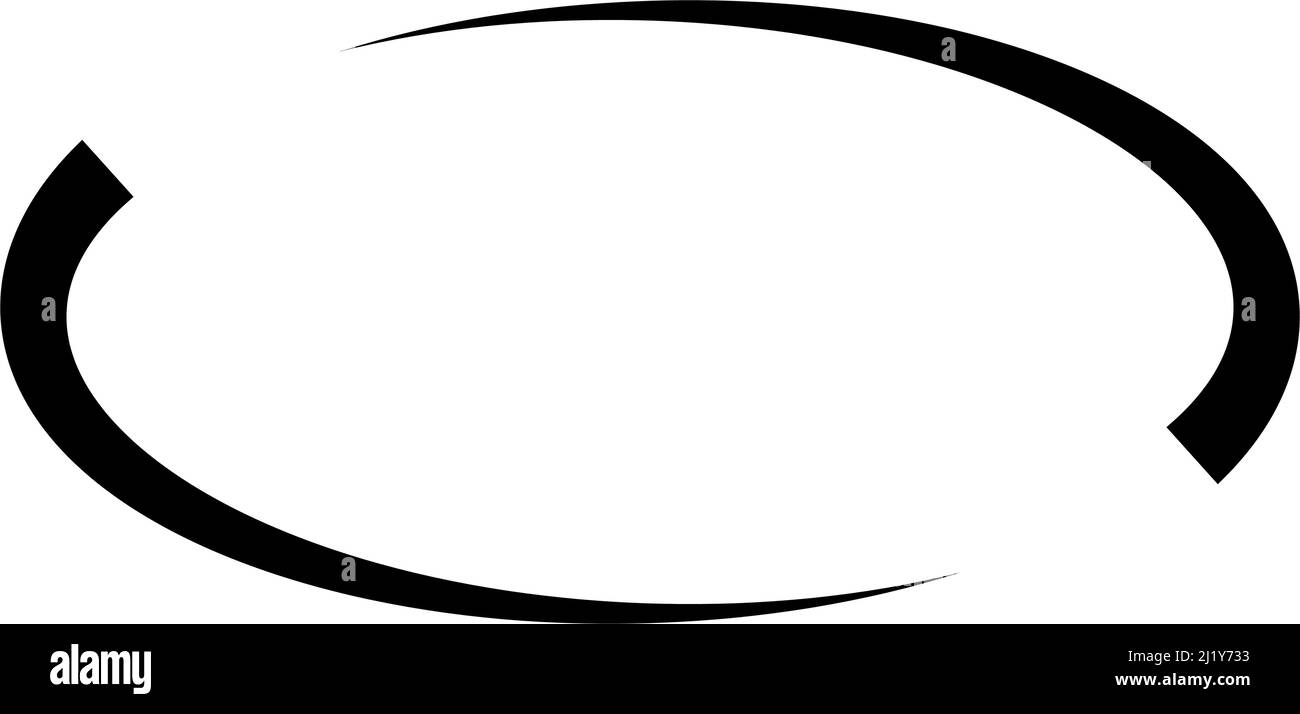 Ellipse, oval, circle frame, border, banner icon. Price tag, label ...