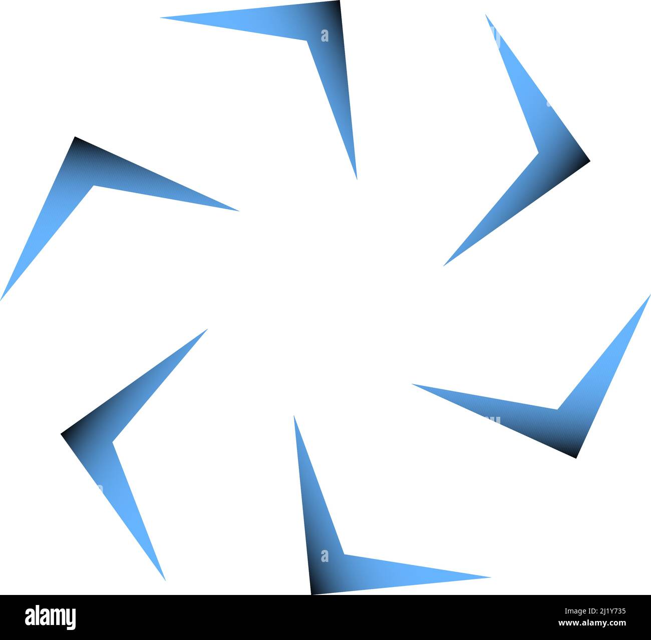 Geometric circular, cycle icon. Spiral, swirl, twirl design element ...