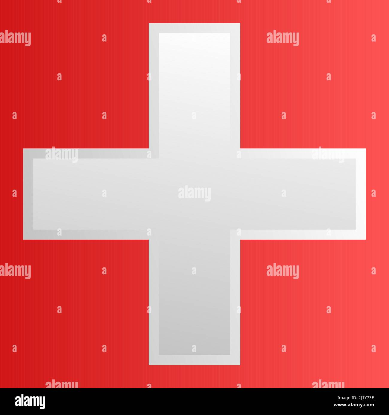 3d bevel cross as healthcare, first-aid, emergency response and as aid ...