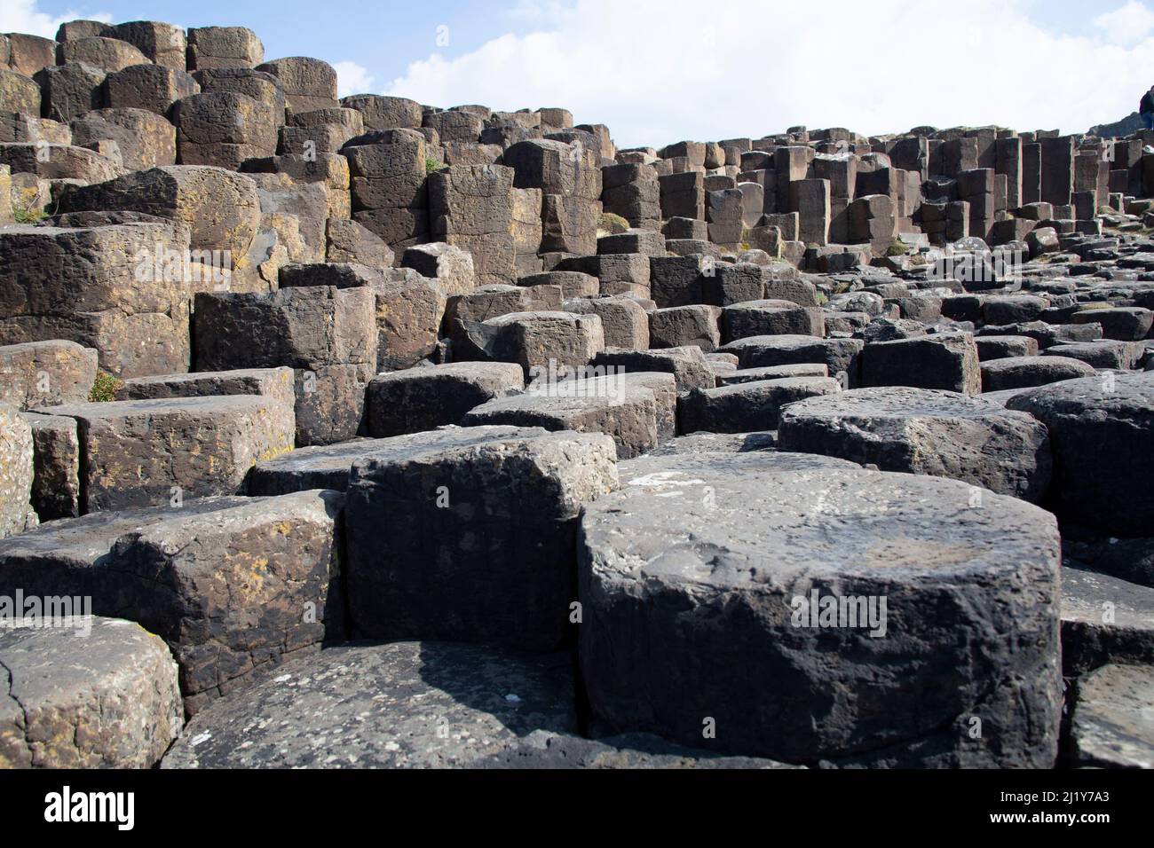 Giant's Causeway an area of about interlocking basalt columns, County ...