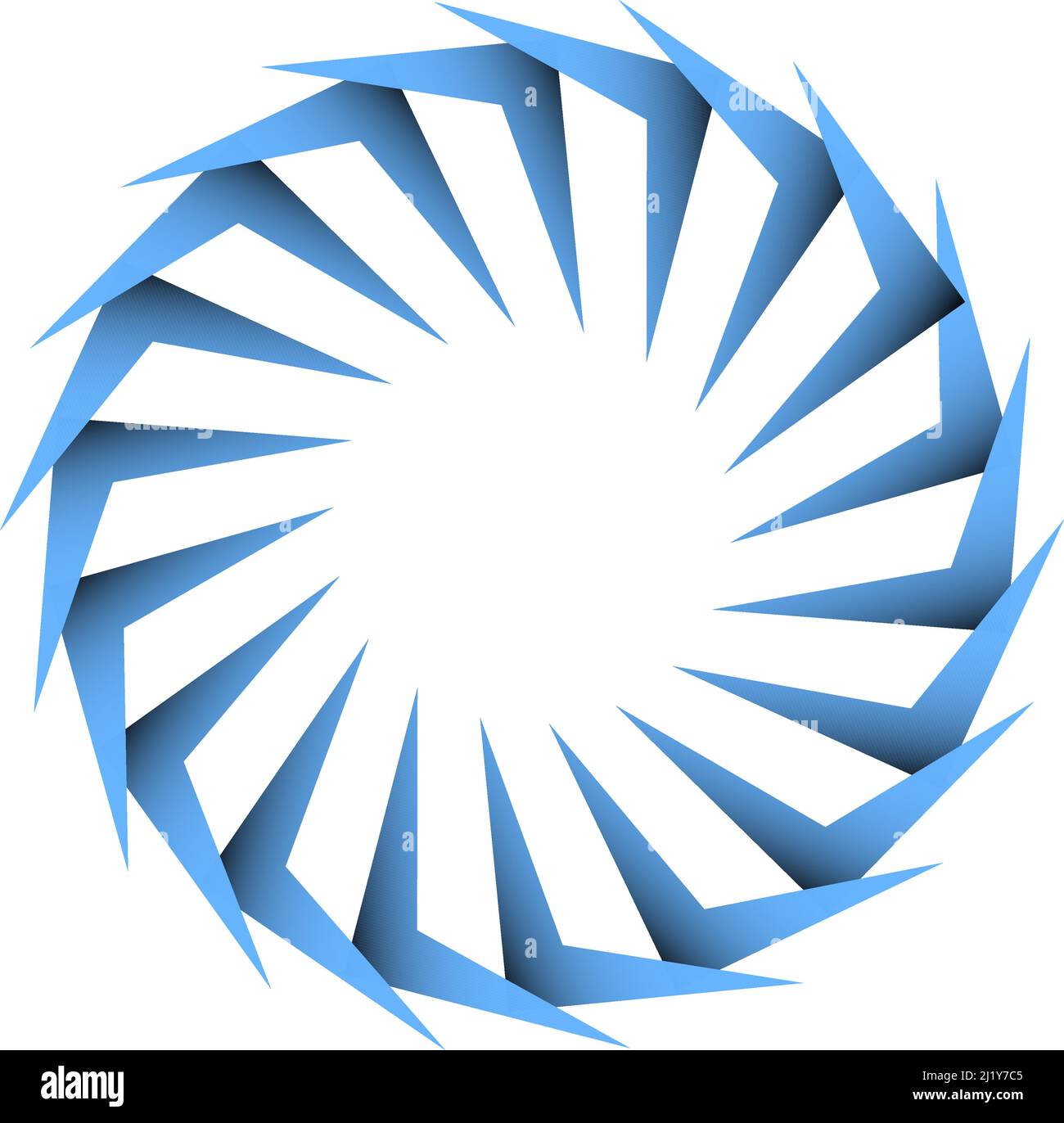 Geometric circular, cycle icon. Spiral, swirl, twirl design element ...