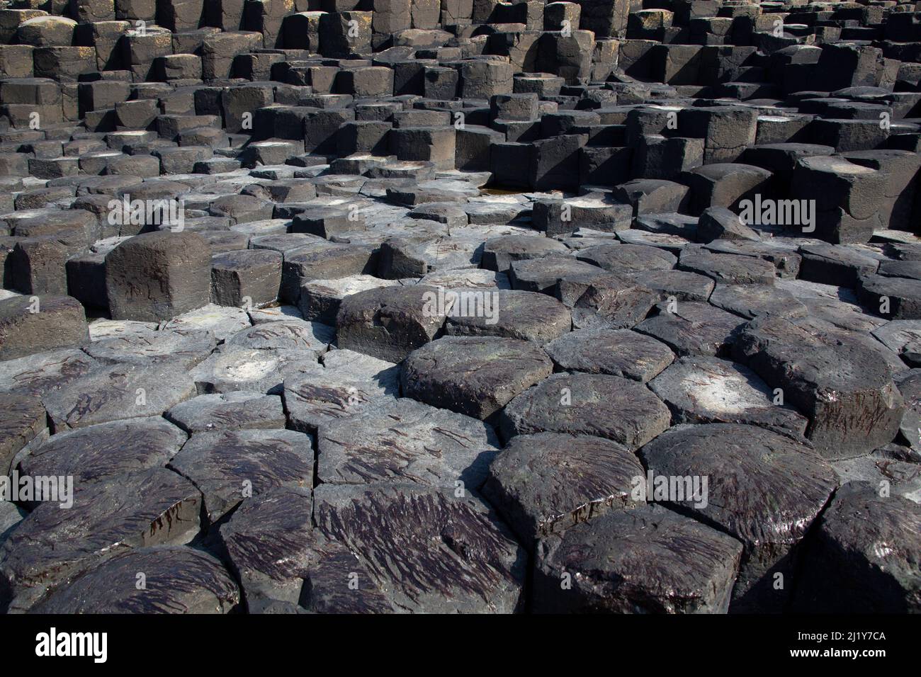 Giant's Causeway an area of about interlocking basalt columns, County ...