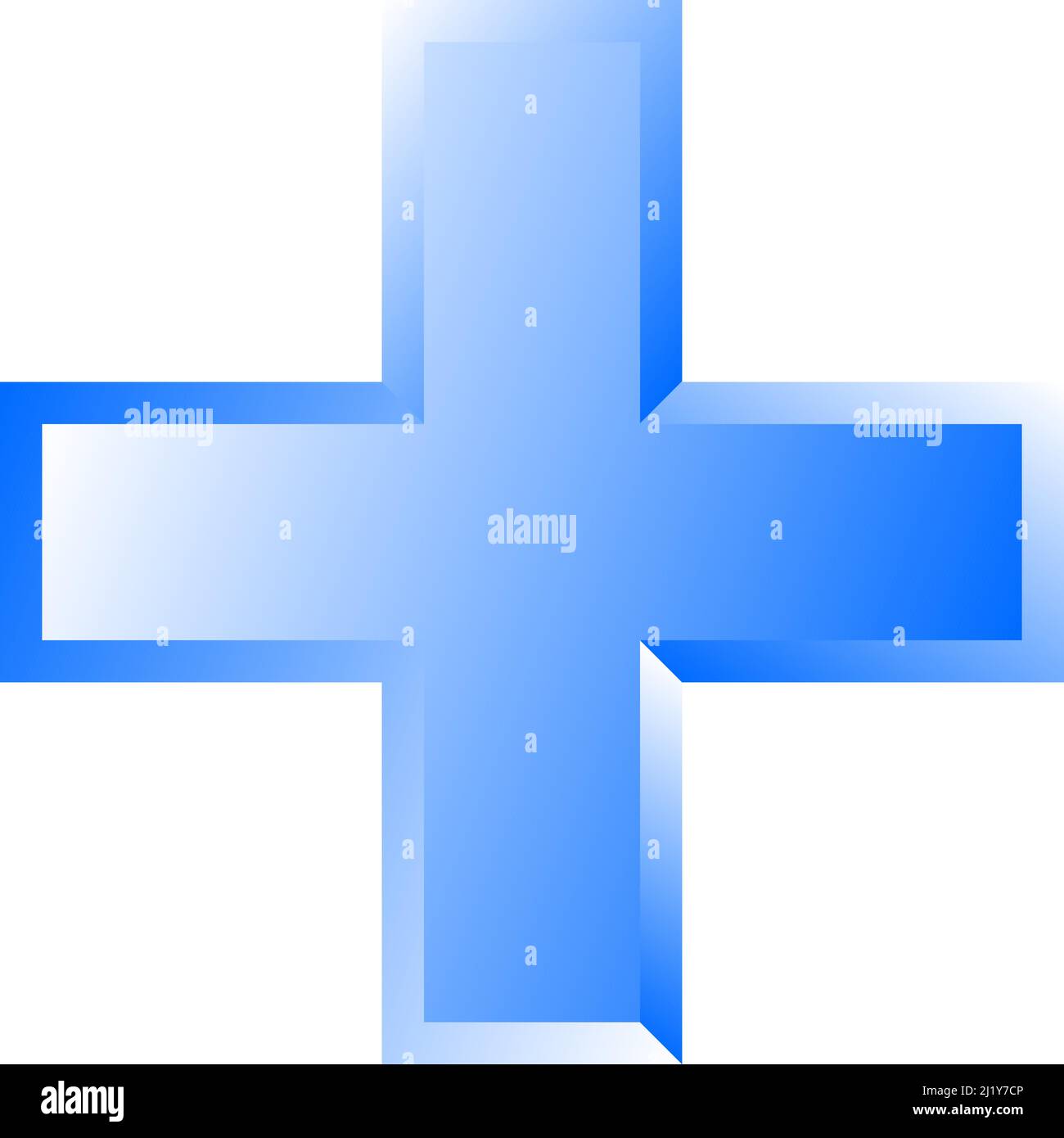 3d bevel cross as healthcare, first-aid, emergency response and as aid ...