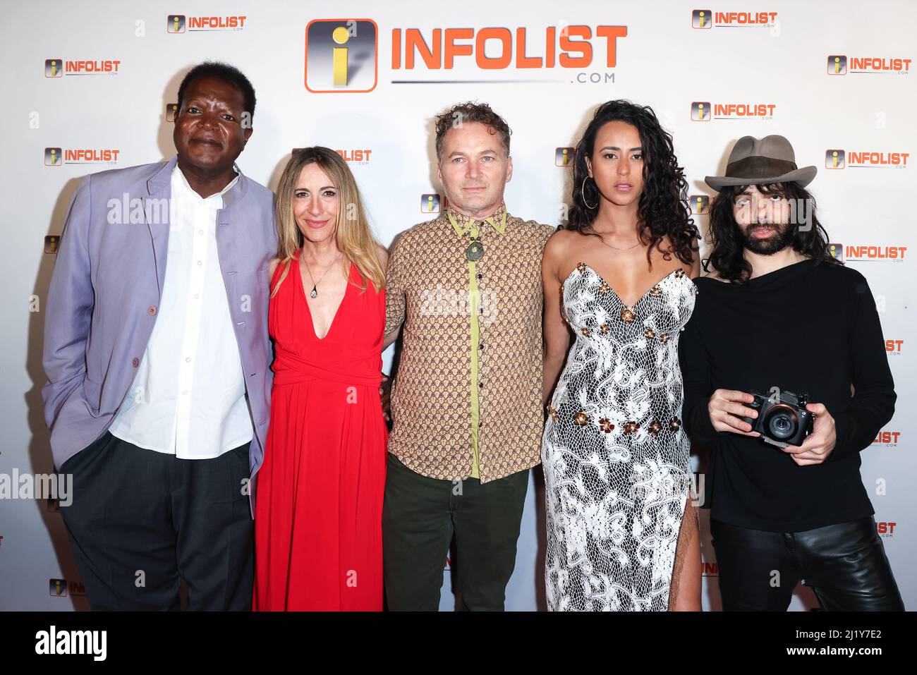 West Hollywood, California, USA. 24th March, 2022. Rex Dean (center ...