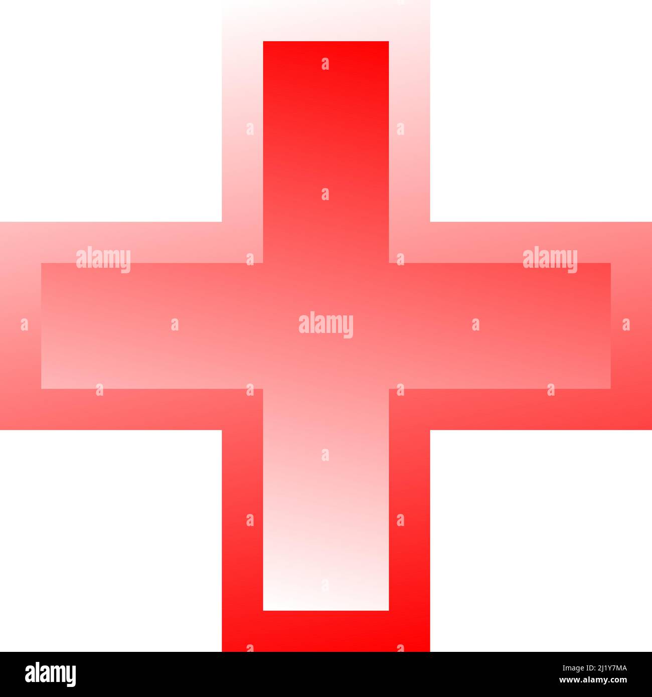 3d bevel cross as healthcare, first-aid, emergency response and as aid ...