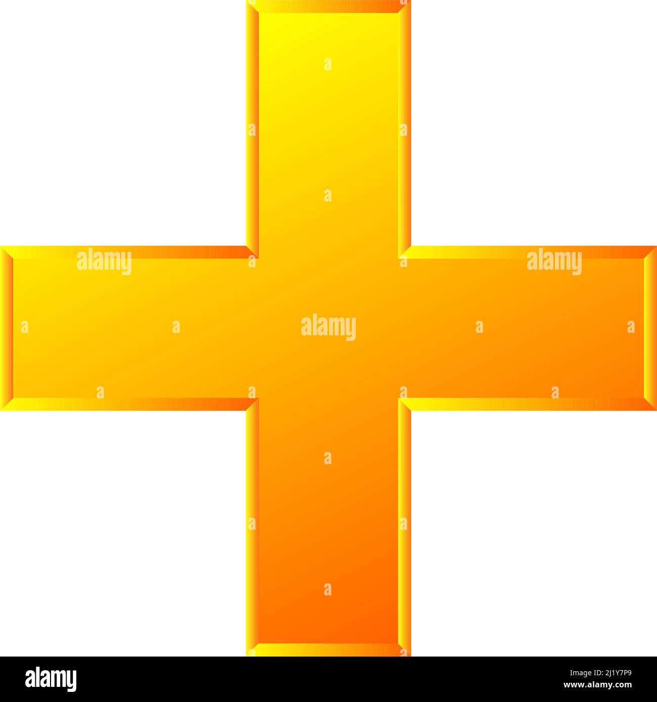3d bevel cross as healthcare, first-aid, emergency response and as aid ...