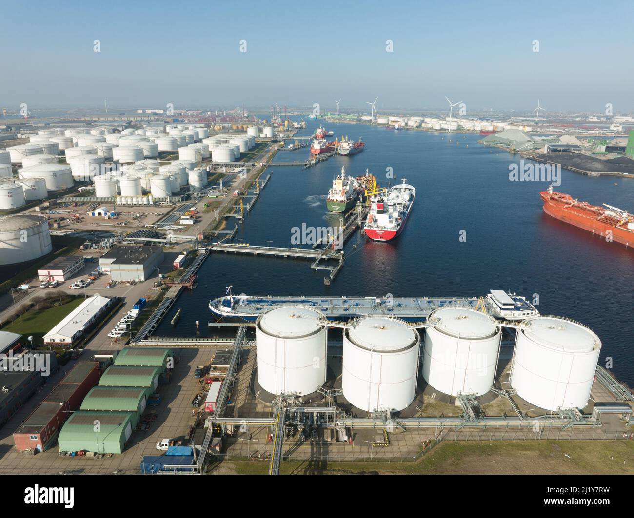 Amsterdam, 2th of March 2022, The Netherlands. Oil petrochemical ...