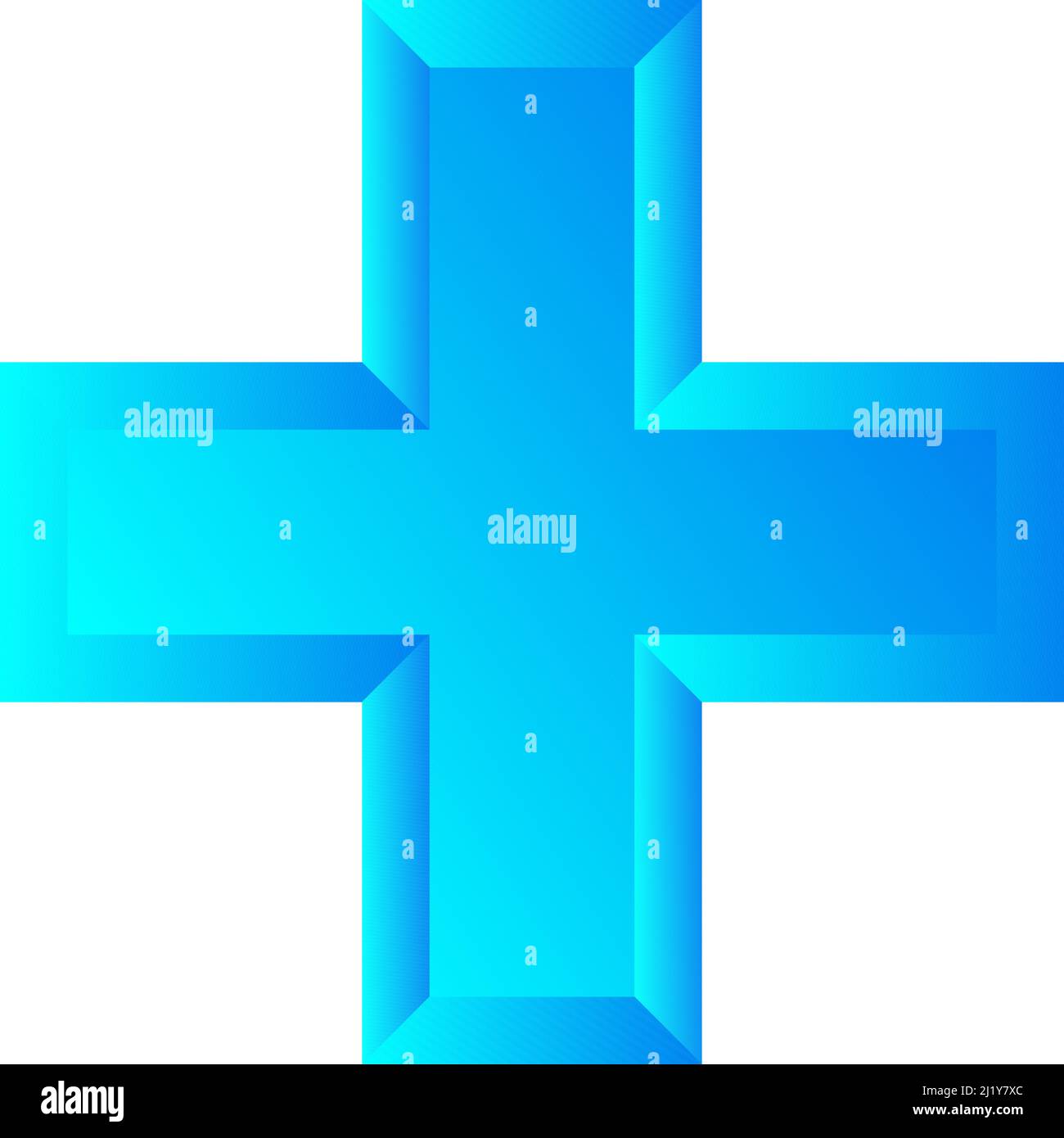 3d bevel cross as healthcare, first-aid, emergency response and as aid ...