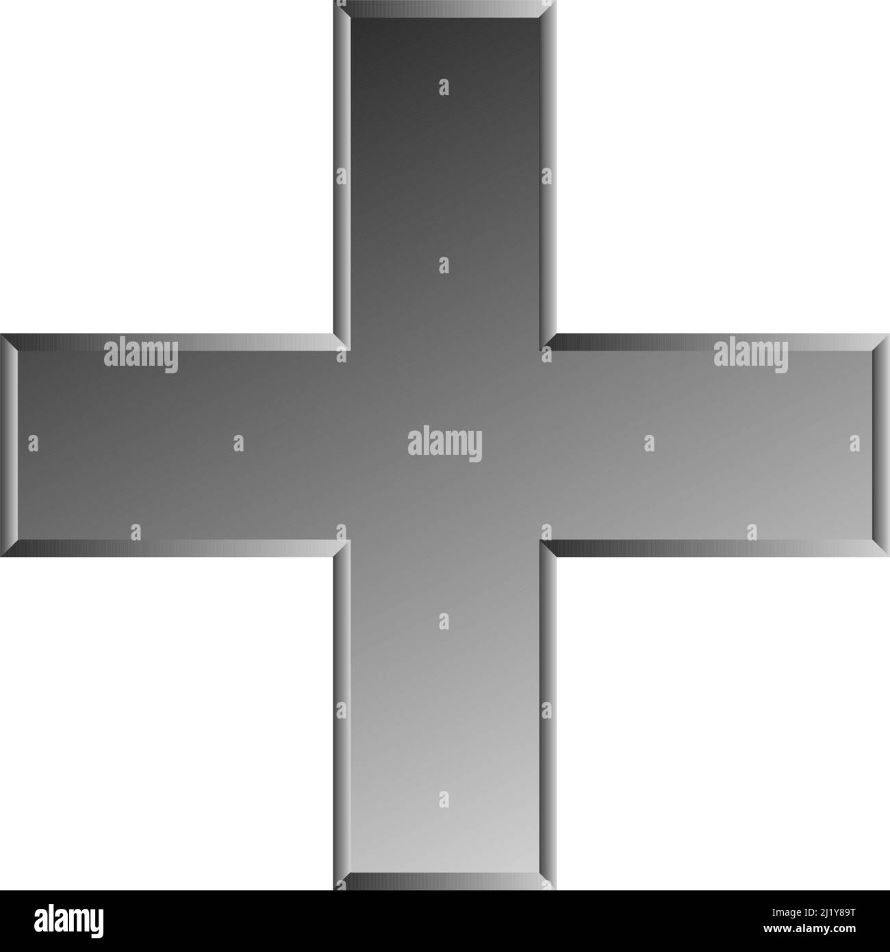 3d bevel cross as healthcare, first-aid, emergency response and as aid ...