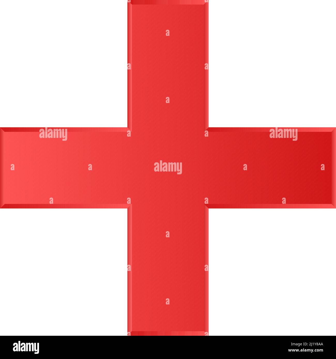 3d bevel cross as healthcare, first-aid, emergency response and as aid ...