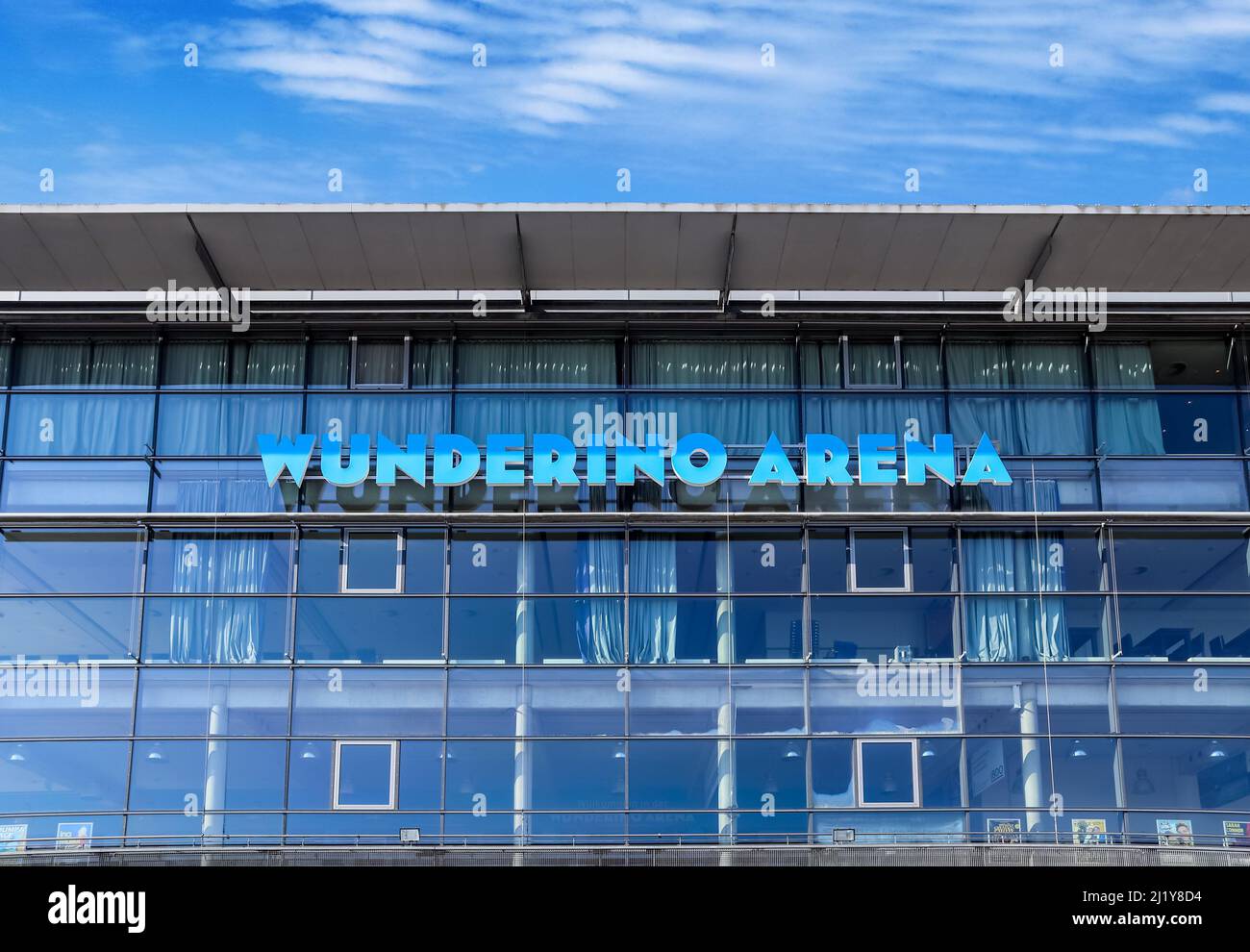 A frontal view of the Wunderino Arena in Kiel Stock Photo - Alamy