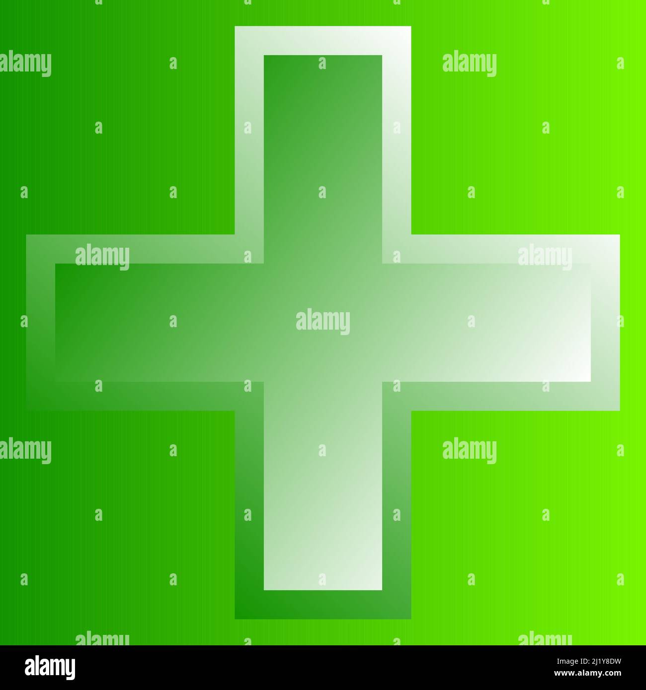 3d bevel cross as healthcare, first-aid, emergency response and as aid ...