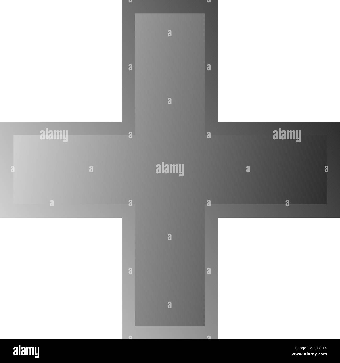 3d bevel cross as healthcare, first-aid, emergency response and as aid ...