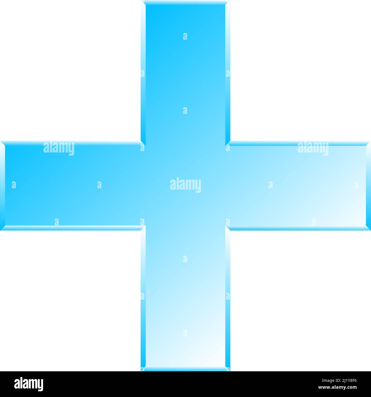 3d bevel cross as healthcare, first-aid, emergency response and as aid ...
