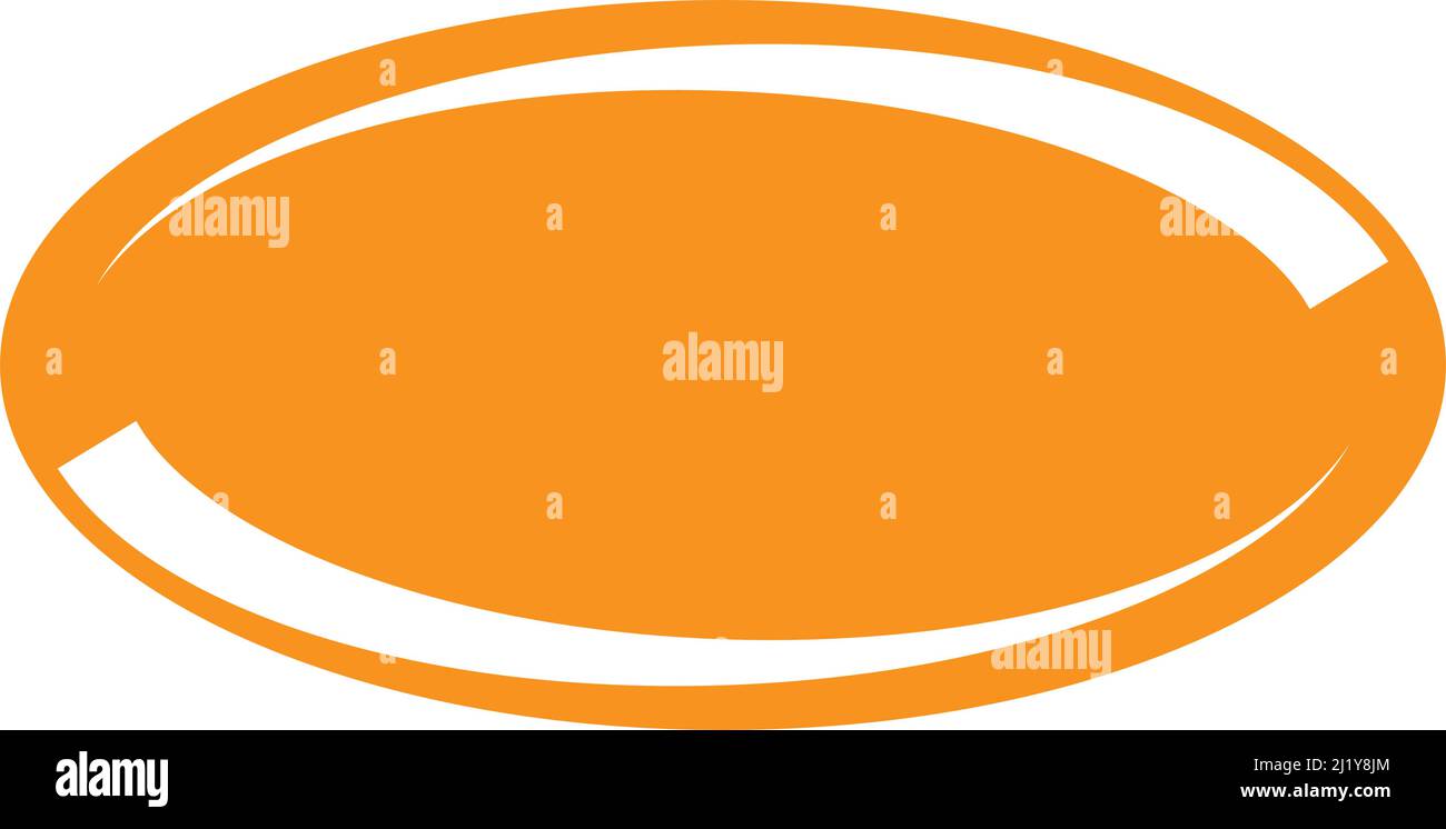 Ellipse, oval, circle frame, border, banner icon. Price tag, label ...