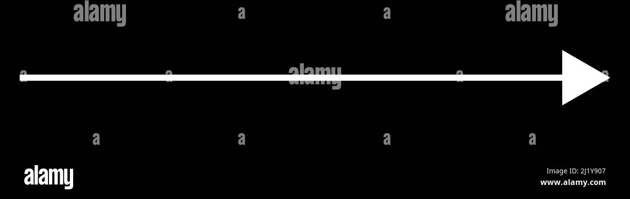 Long, oblong right arrow, cursor, pointer element, shape vector graphic ...