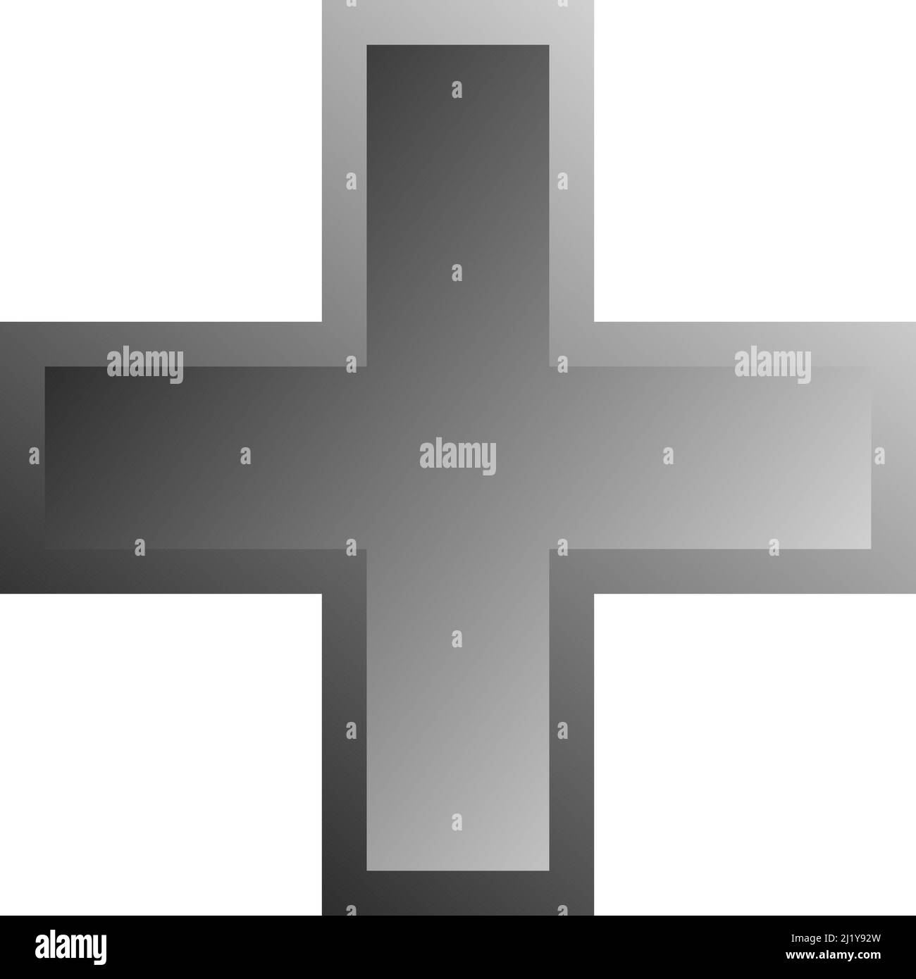 3d bevel cross as healthcare, first-aid, emergency response and as aid ...