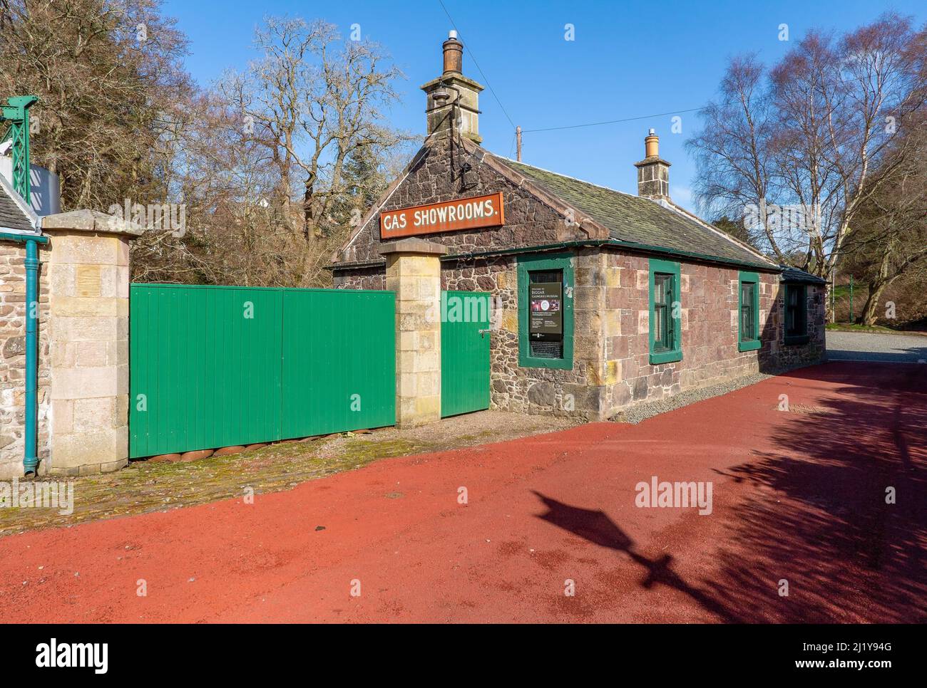 Gas Showrooms Museum in Biggar, Scotland, UK Stock Photo - Alamy