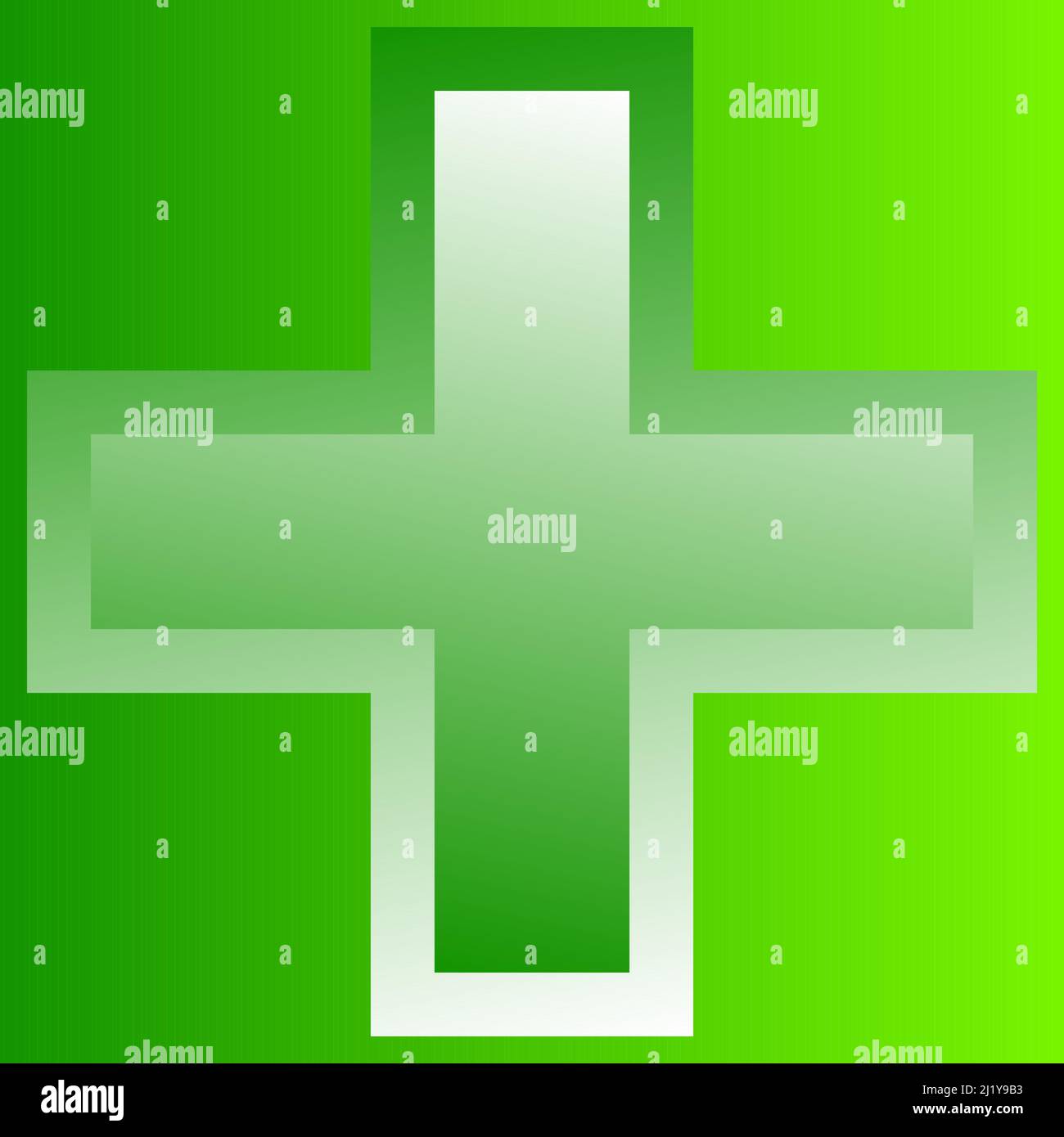 3d bevel cross as healthcare, first-aid, emergency response and as aid ...