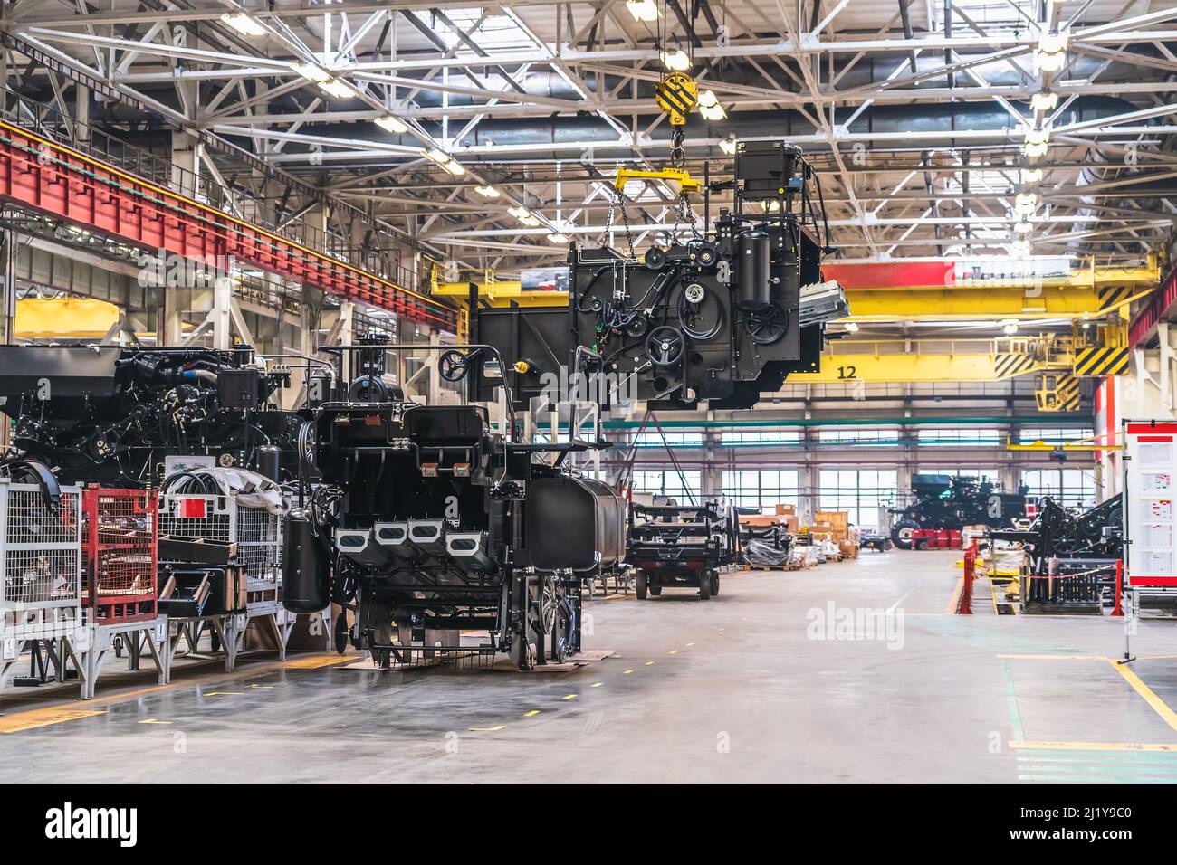 Modern automated production and assembly of industrial equipment ...