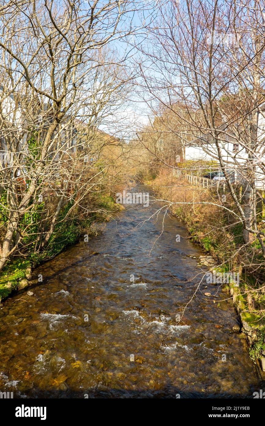 Innerleithen Water River leading to and from the River Tweed, Scottish ...