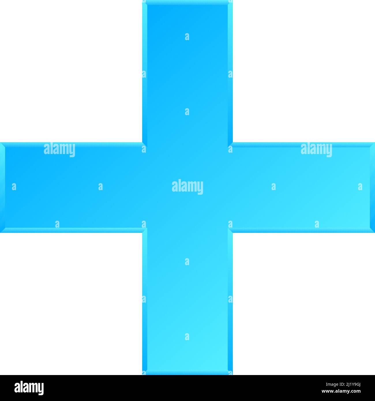 3d bevel cross as healthcare, first-aid, emergency response and as aid ...