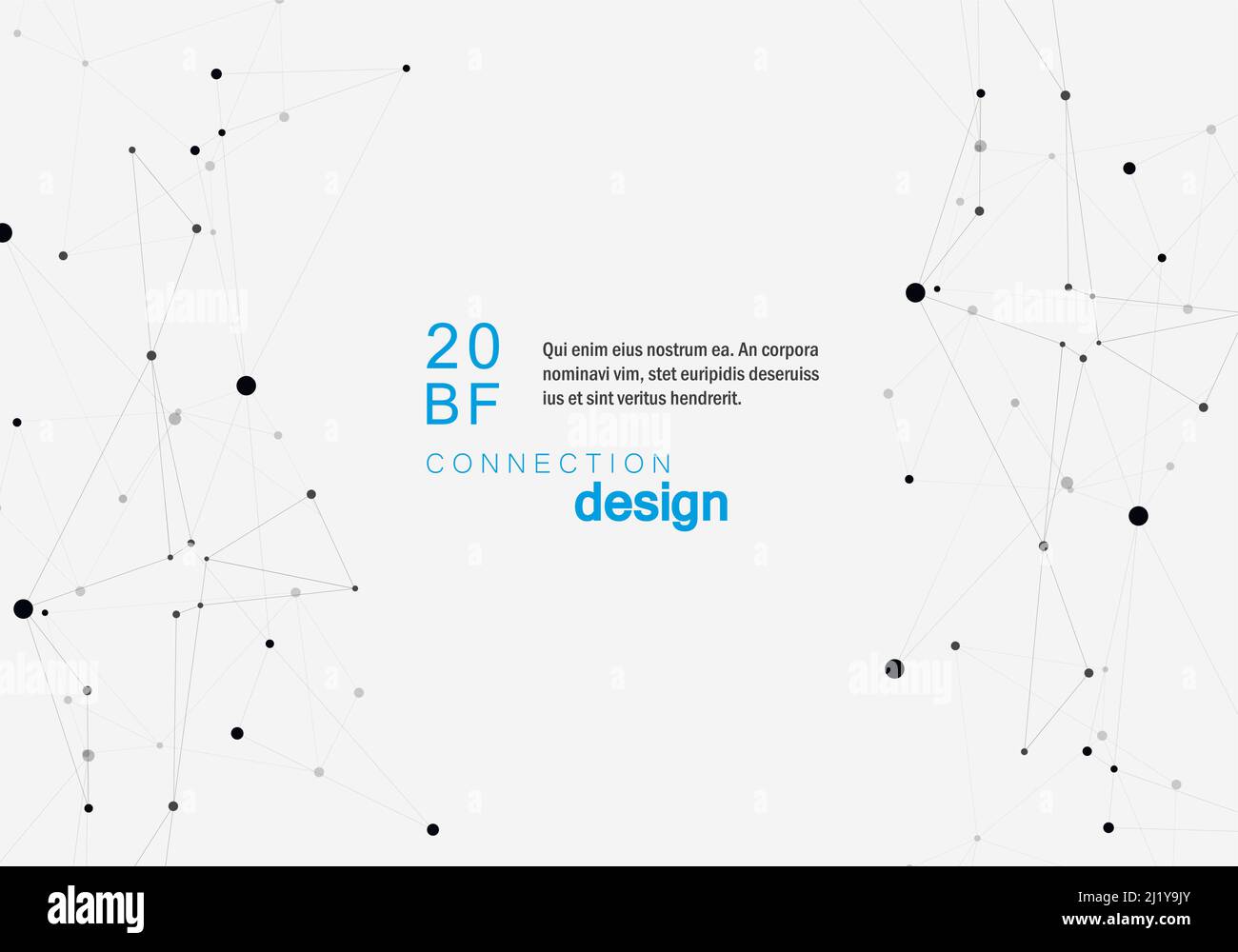 Connection Structure And Network Abstract Background Stock Vector Image