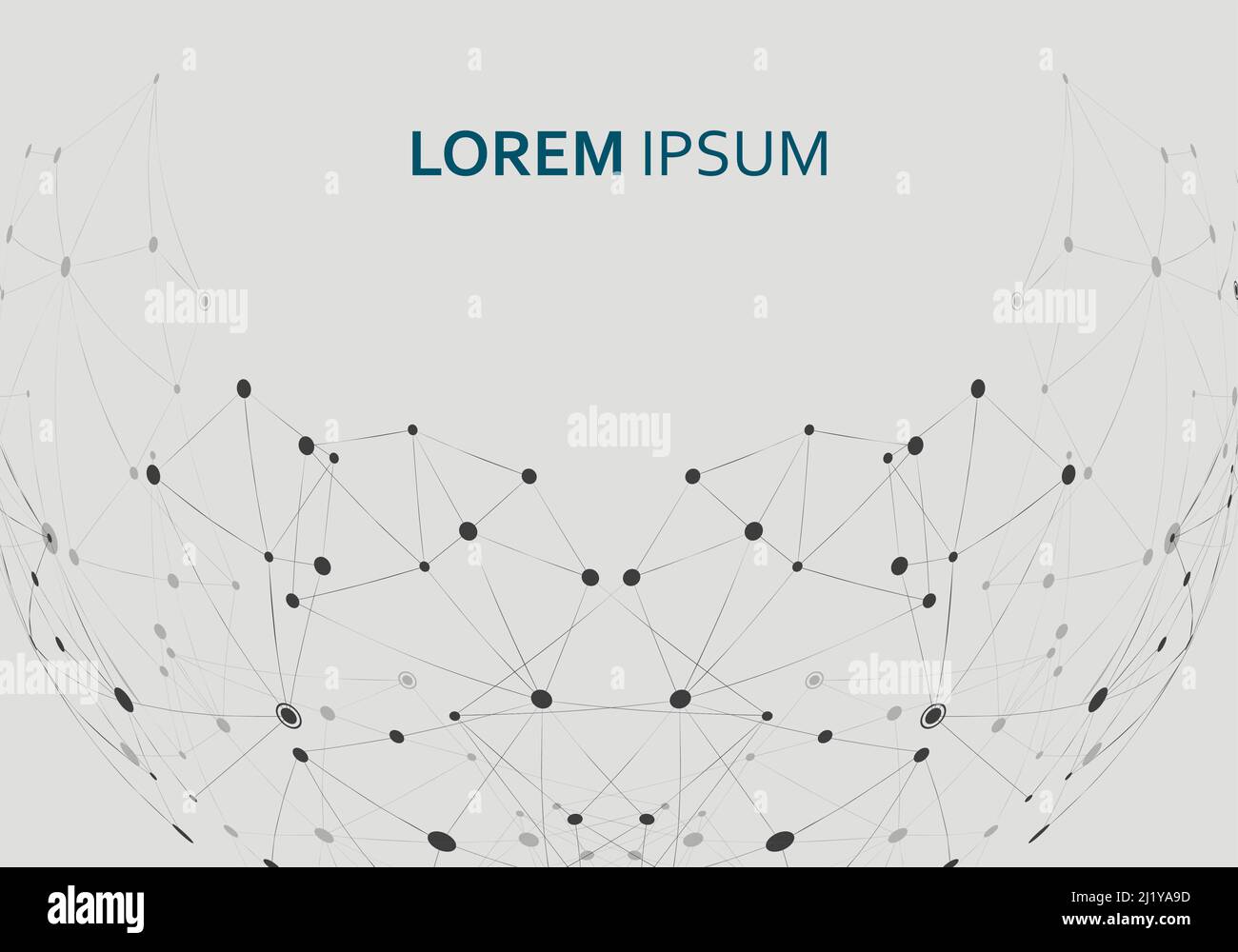 Network abstract vector background with connected shapes Stock Vector ...