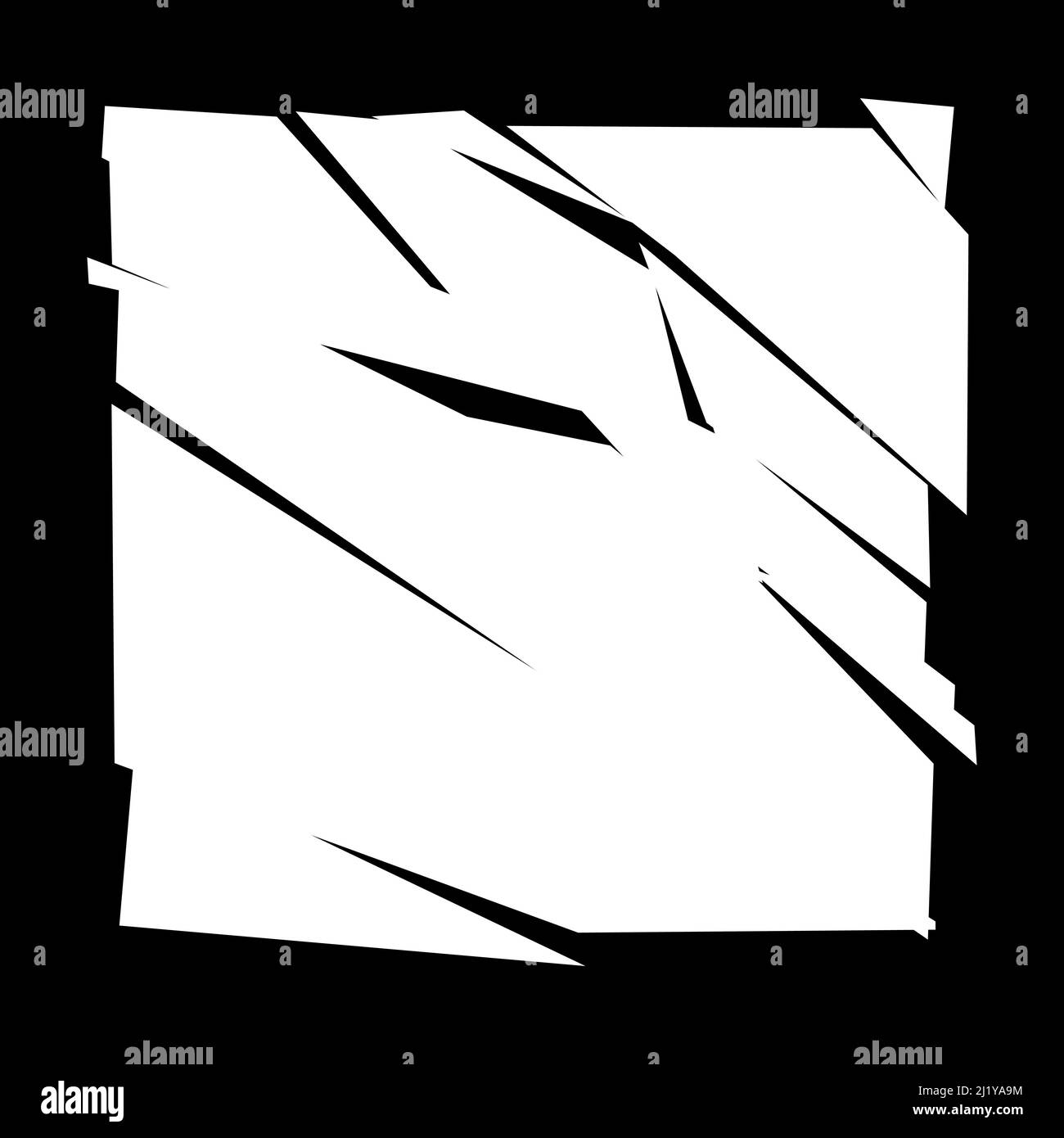 Shattered, fractured, broken texture. Splinters, shards, fragments ...