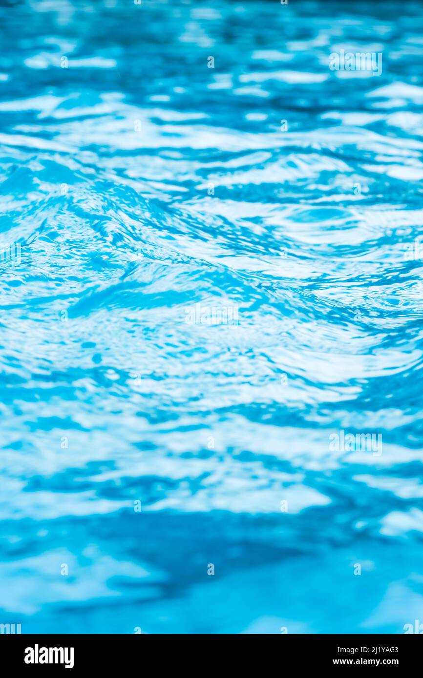 clear blue seawater waves close-up of the surface background Stock ...