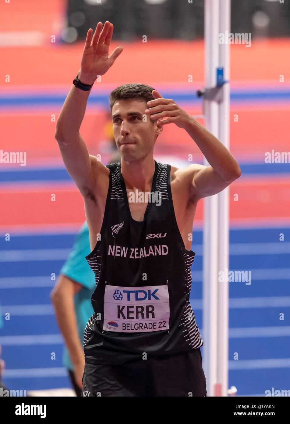 Hamish Kerr NZL competing in the men’s high jump on Day Three of the ...