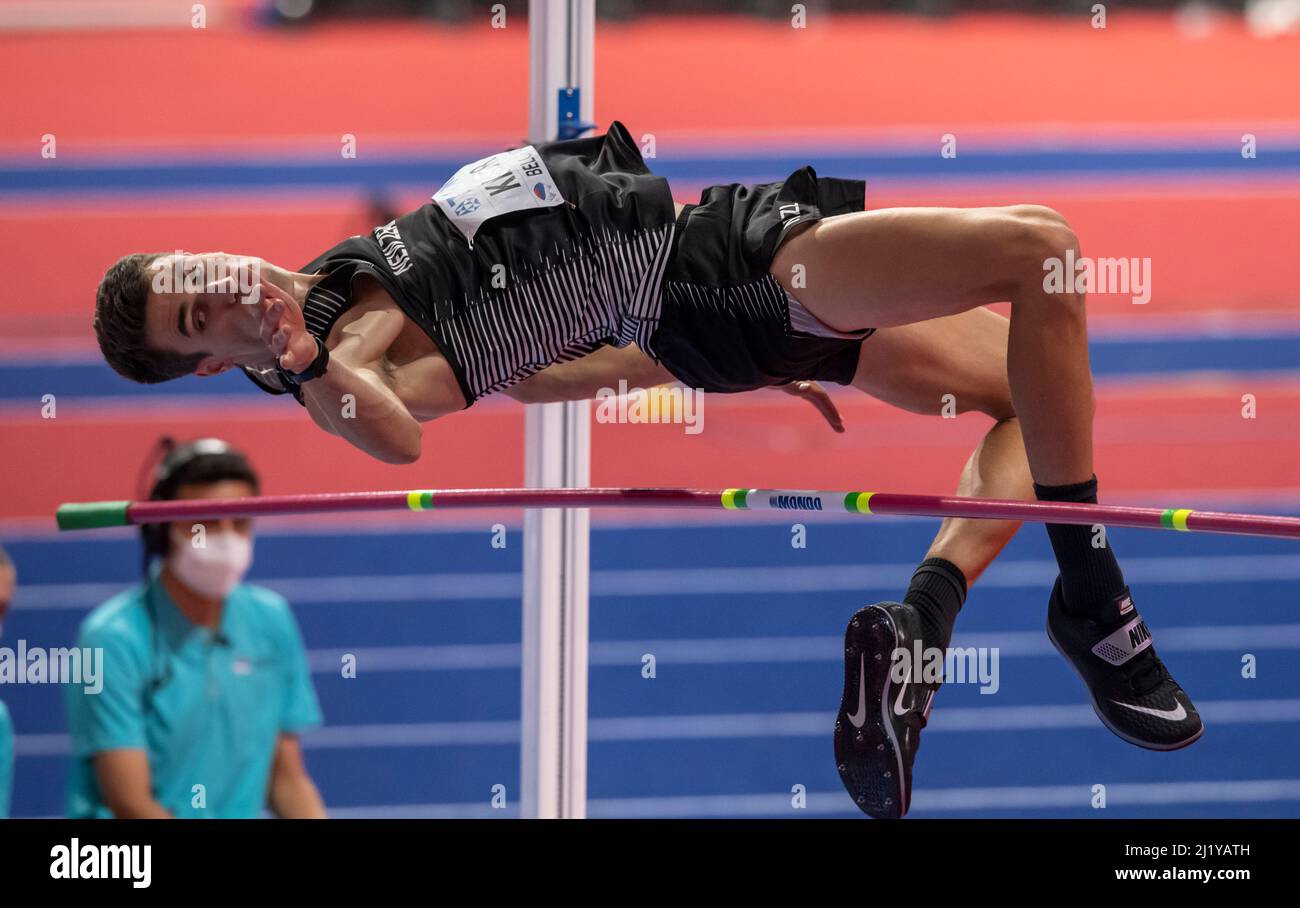 Hamish Kerr NZL competing in the men’s high jump on Day Three of the ...
