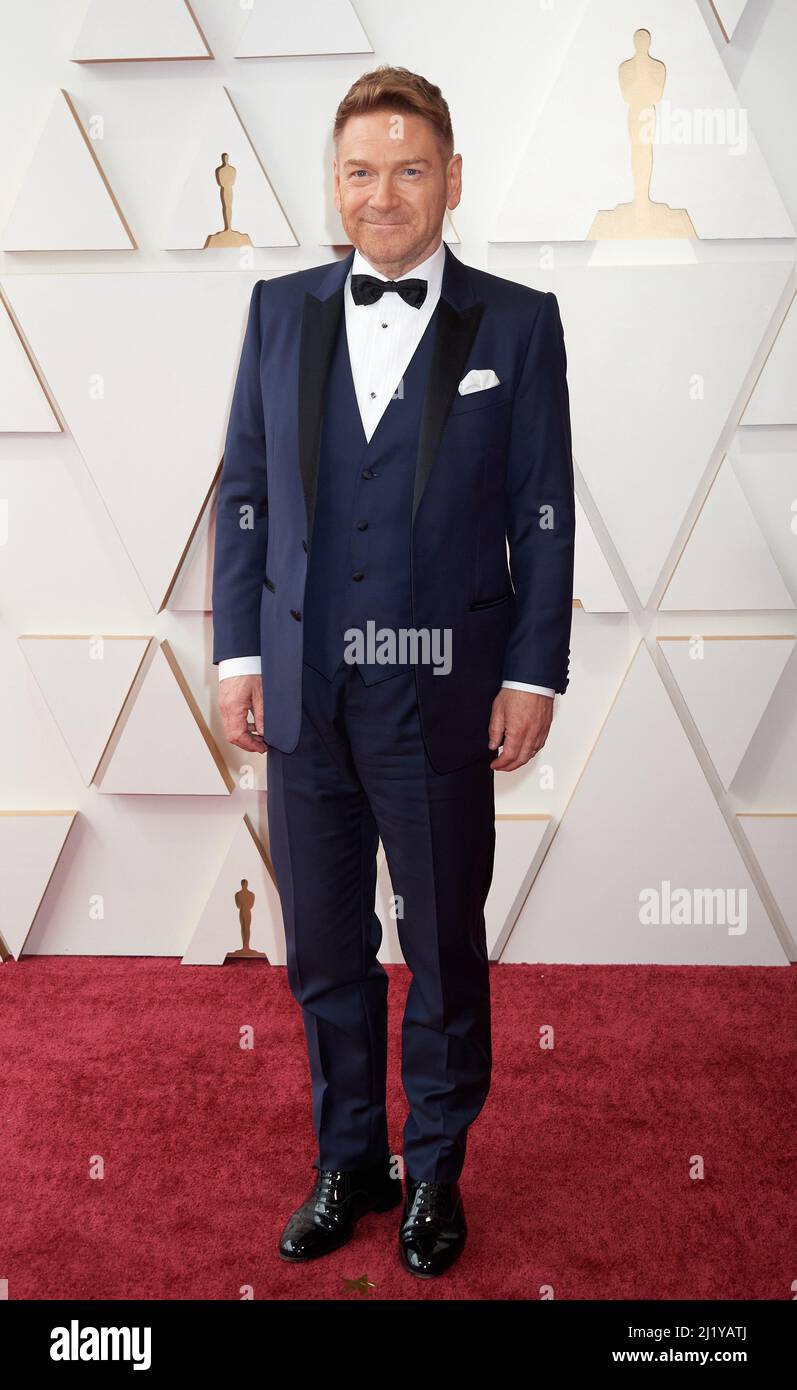 Kenneth Branagh arriving on the red carpet of the 94th Oscars at the ...