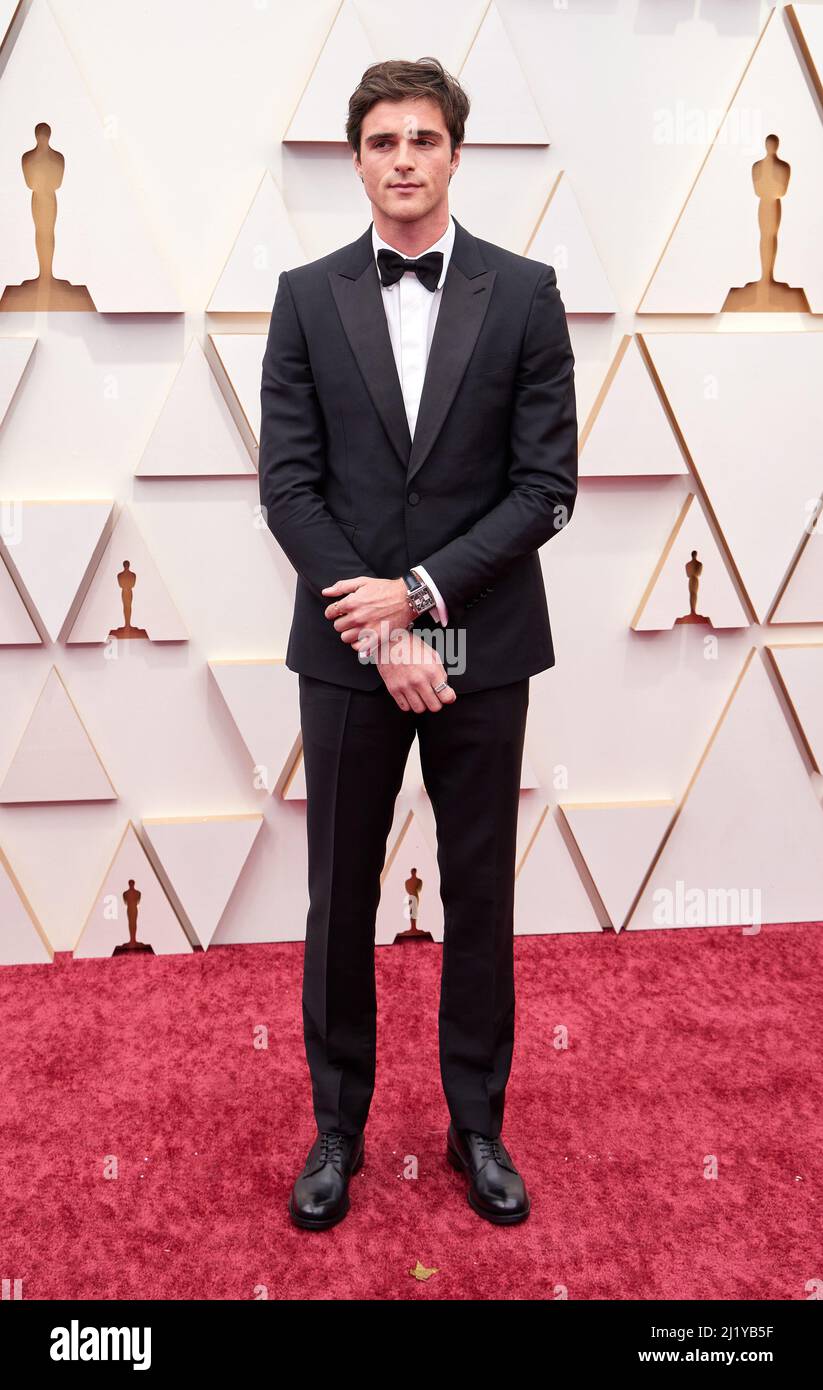 Jacob Elordi arriving on the red carpet of the 94th Oscars at the Dolby ...
