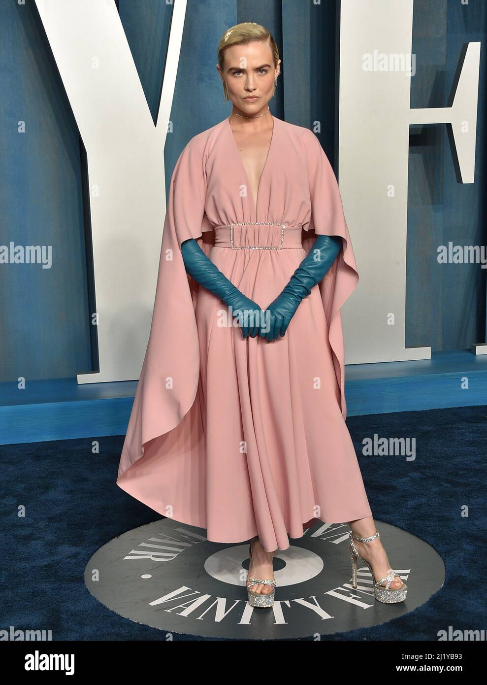 Maddie Hasson at the 2022 Vanity Fair Oscar Party hosted by editor ...