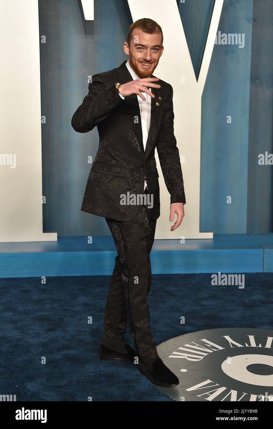 Angus Cloud at the 2022 Vanity Fair Oscar Party hosted by editor ...