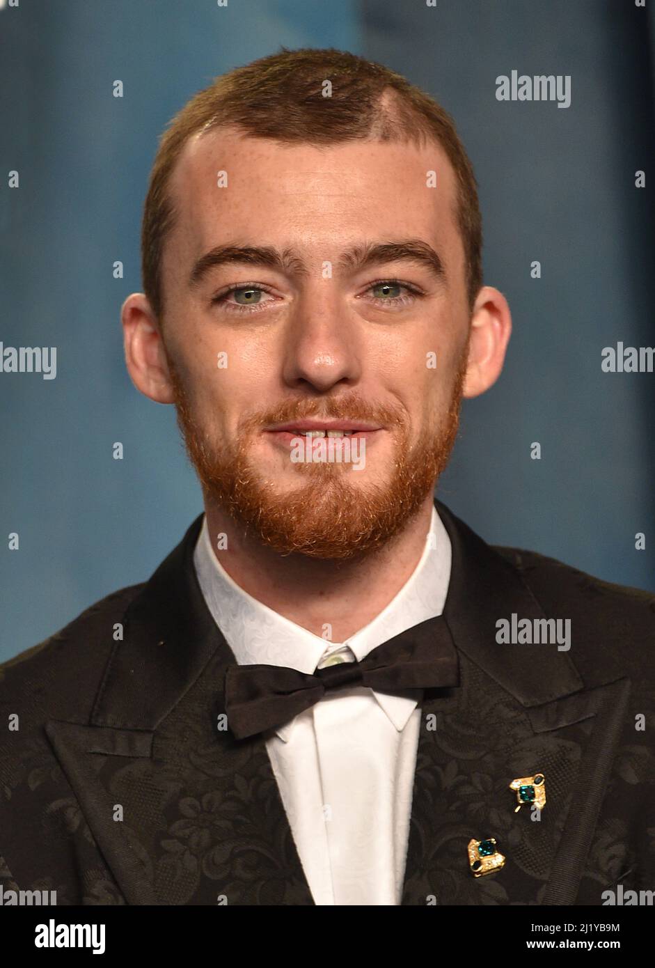 Angus Cloud at the 2022 Vanity Fair Oscar Party hosted by editor ...