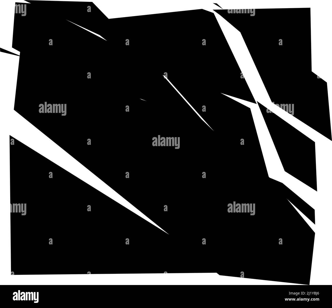 Shattered, fractured, broken texture. Splinters, shards, fragments ...