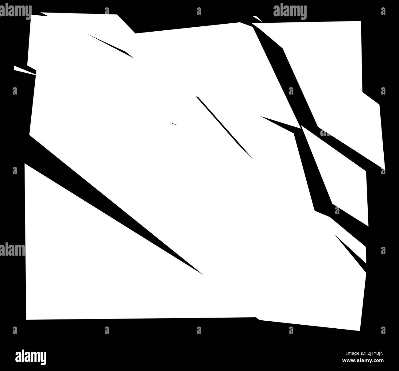 Shattered, fractured, broken texture. Splinters, shards, fragments ...