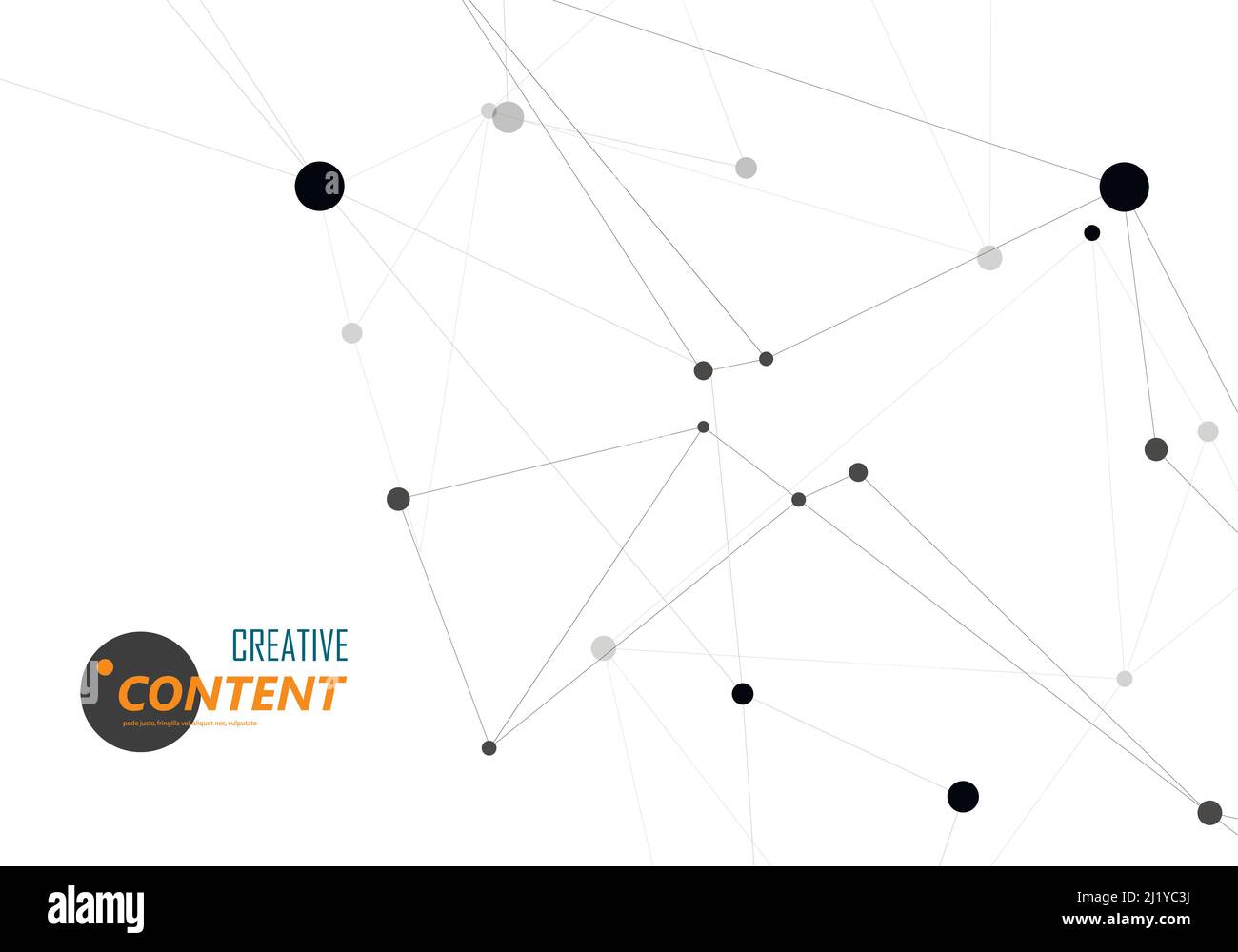 Connection Structure And Network Abstract Background Stock Vector Image