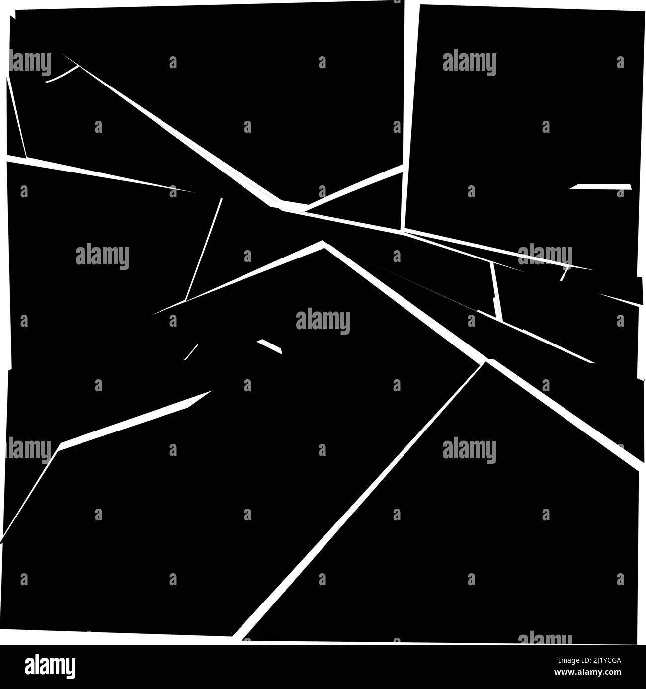 Shattered, fractured, broken texture. Splinters, shards, fragments ...