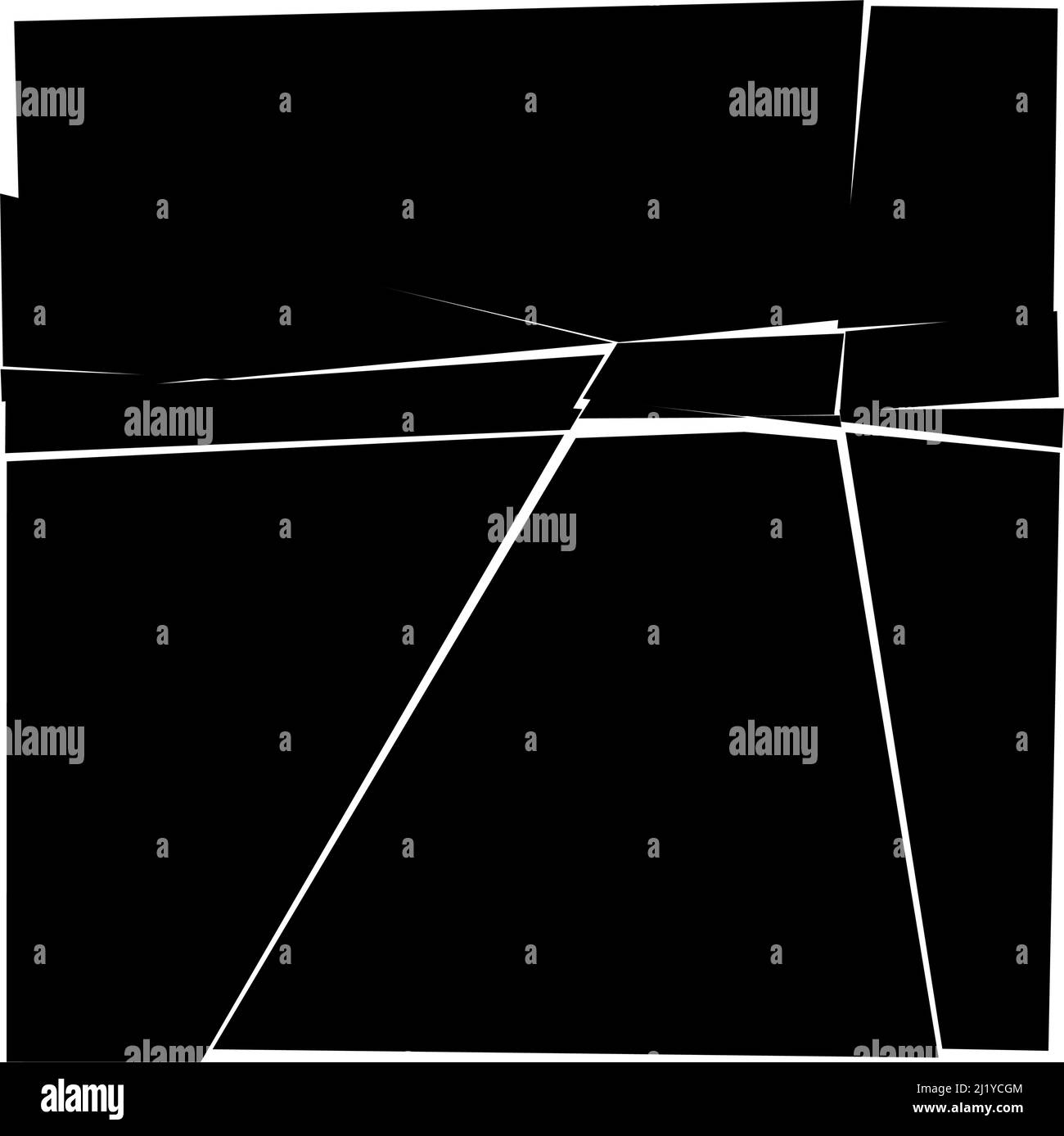 Shattered, fractured, broken texture. Splinters, shards, fragments ...