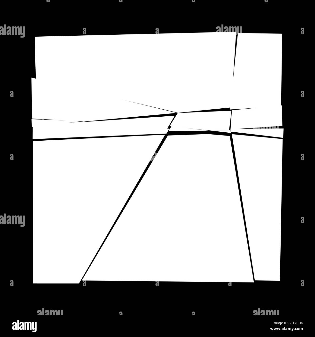 Shattered, fractured, broken texture. Splinters, shards, fragments ...