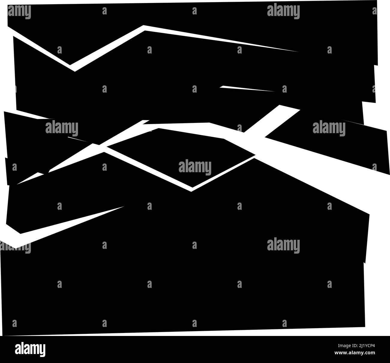 Shattered, fractured, broken texture. Splinters, shards, fragments ...