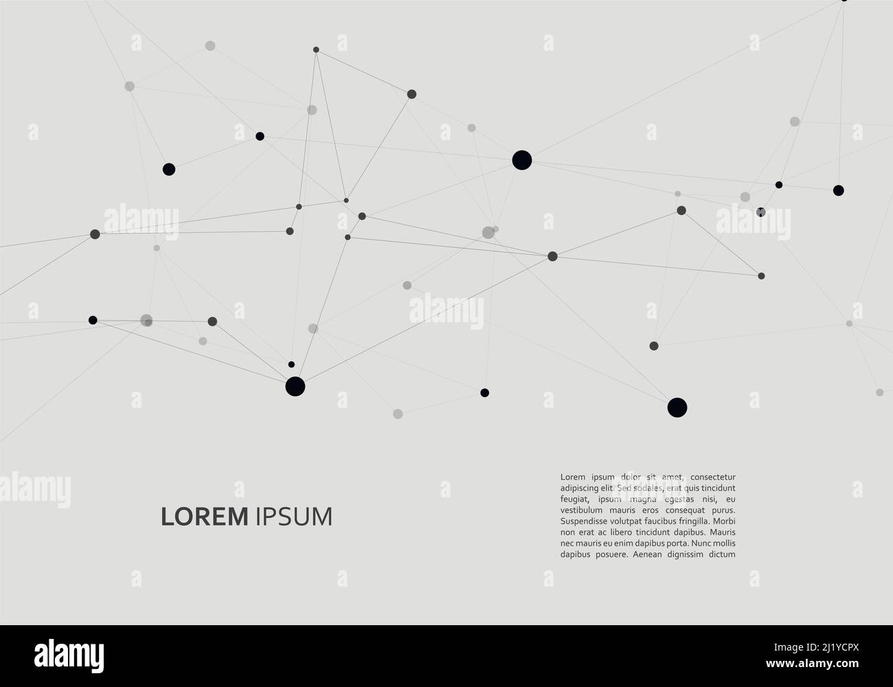 Connection Structure And Network Abstract Background Stock Vector Image