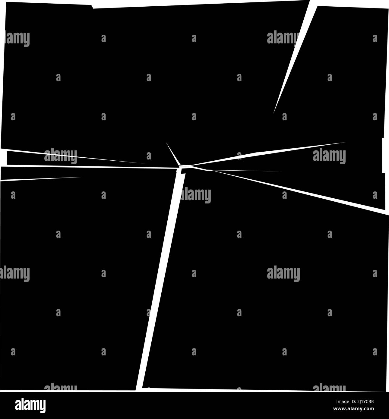 Shattered, fractured, broken texture. Splinters, shards, fragments ...