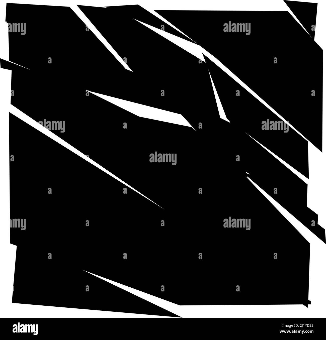 Shattered, fractured, broken texture. Splinters, shards, fragments ...