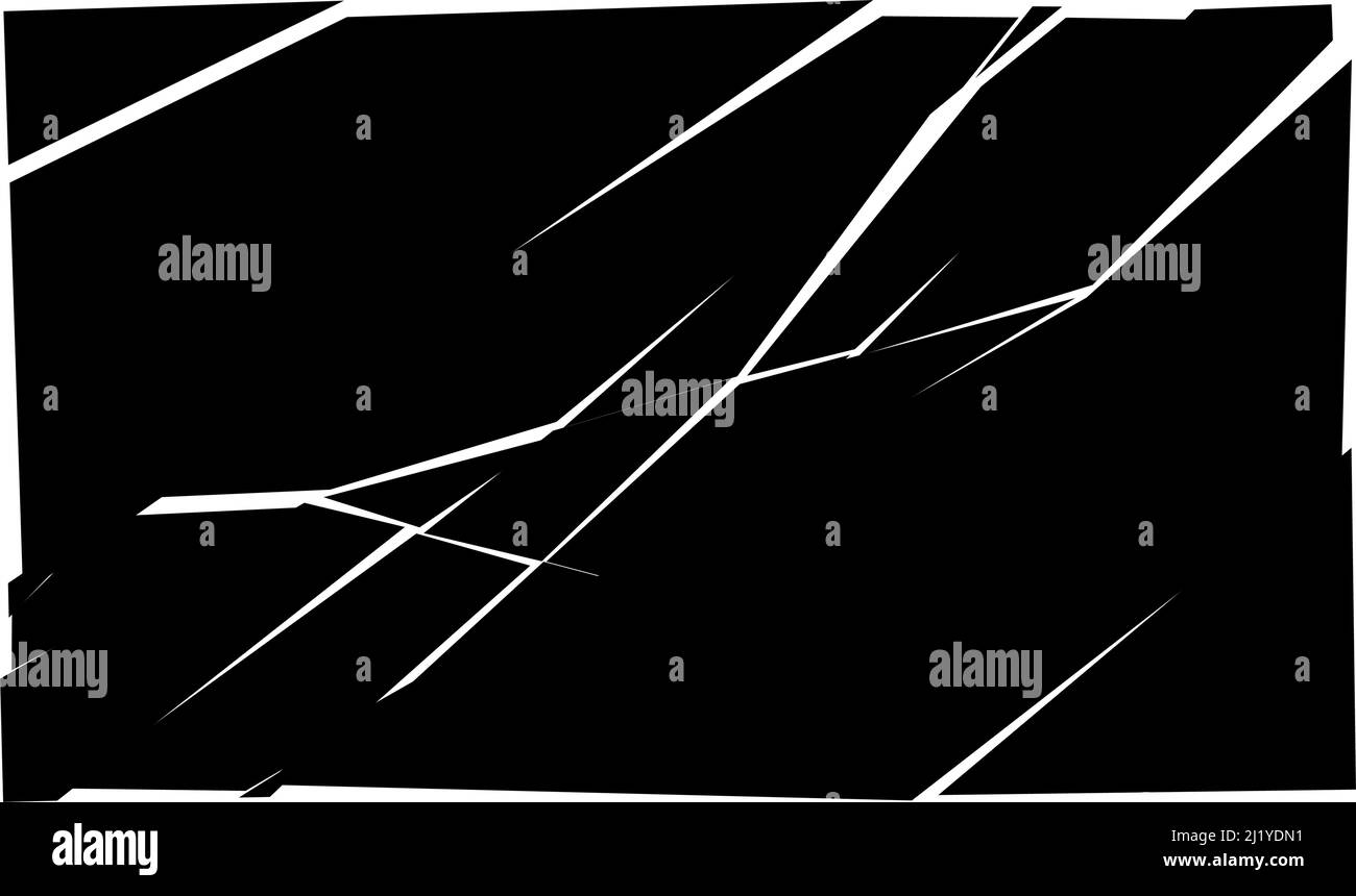Shattered, fractured, broken texture. Splinters, shards, fragments ...